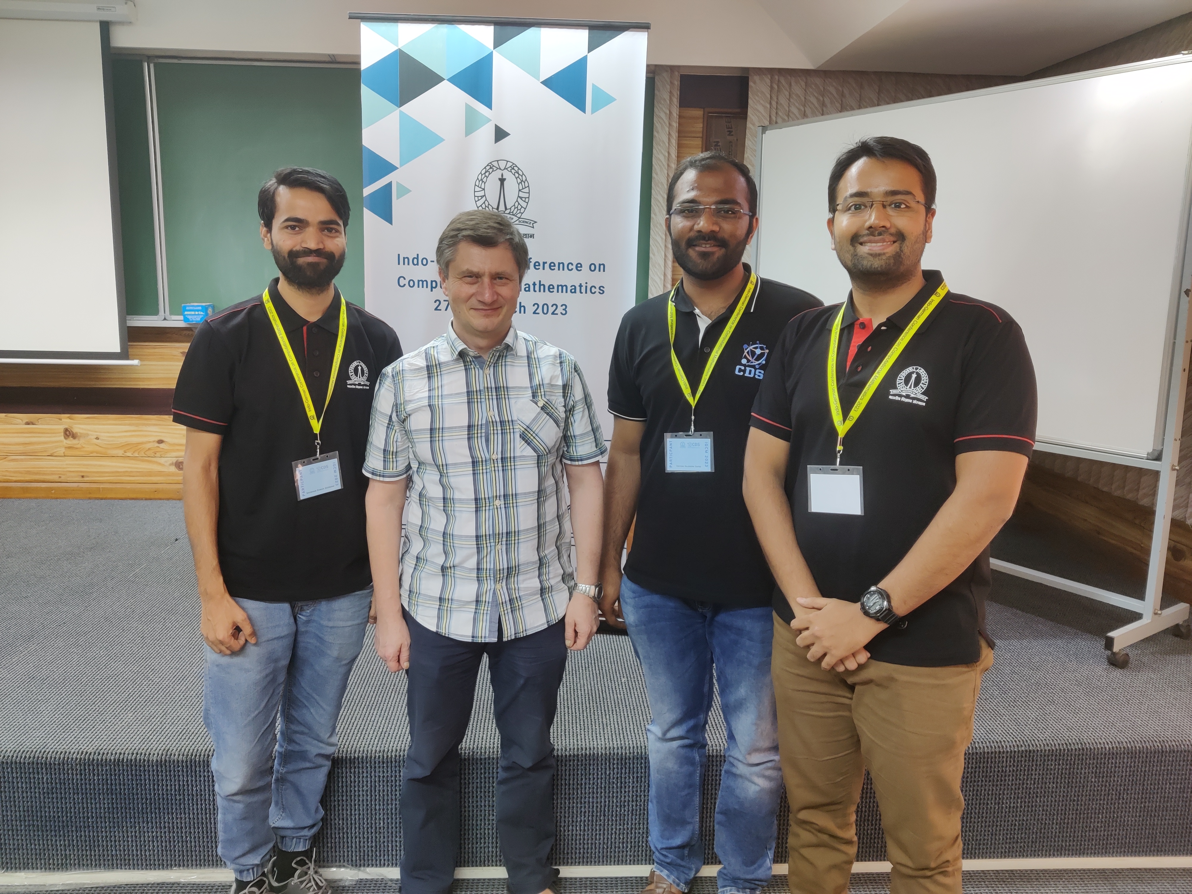 Shubham, Vidyesh and Dibyajyoti presented their research at IGCM 2023 and EECS Research ...